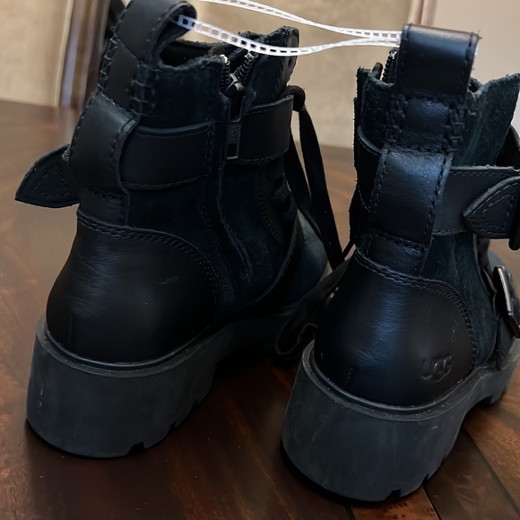 UGG | Shoes | Uggugg Zorrah Waterproof Suede Buckle Straps Booties ...
